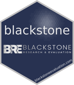 Blackstone Research and Evaluation Data Analysis and Visualization • blackstone